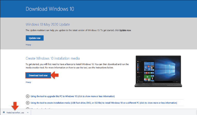 Creating Windows 10 Installation Media | Elluminet Press